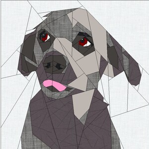 Poodle Mix FPP Quilt Block - Etsy