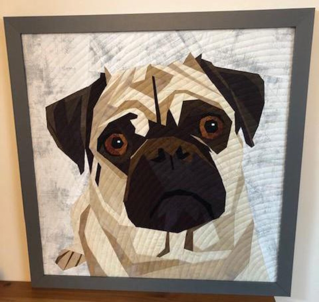 Pug Quilt Block Pattern | Foundation Paper Piecing (PDF Pattern) - Etsy