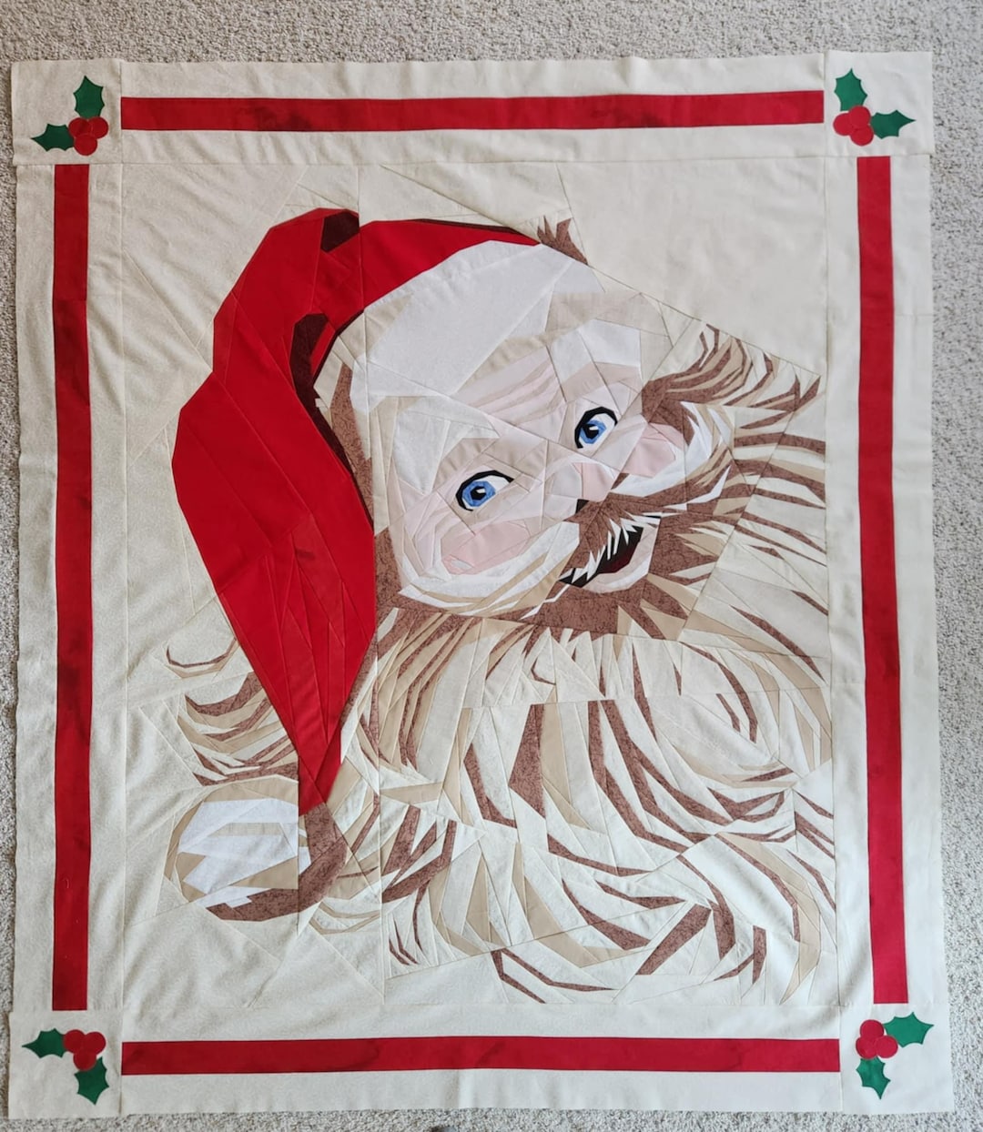 Vintage Christmas Card Santa - Etsy Denmark