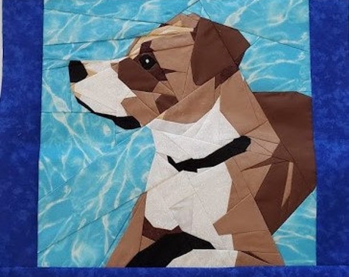 Pit Bull Paper Pieced Block Pattern in PDF - Etsy Canada