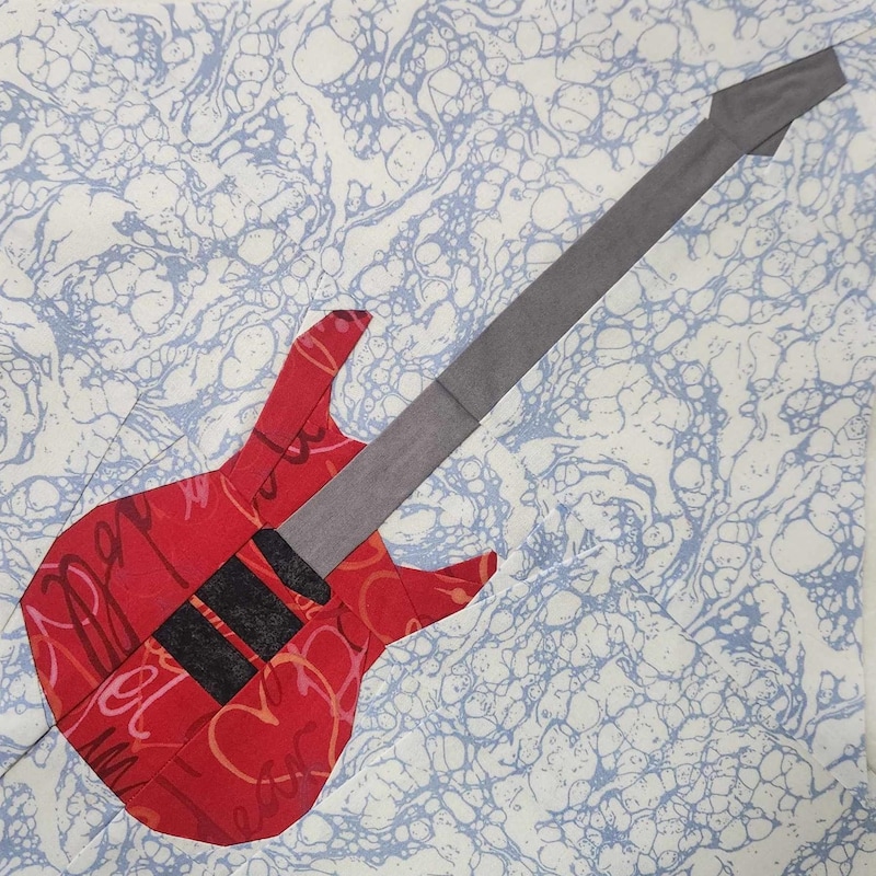 Guitar Quilt Pattern - Etsy