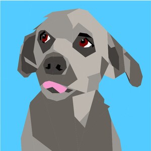 Poodle Mix FPP Quilt Block - Etsy