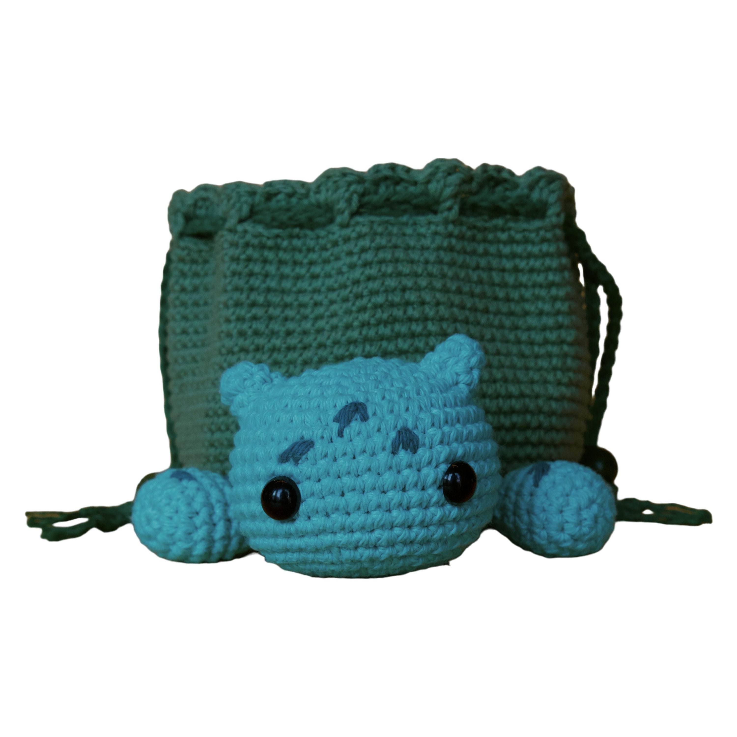 Crochet Pokemon Inspired Onion Frog Amigurumi Pattern: Fun Pouch PDF - Etsy