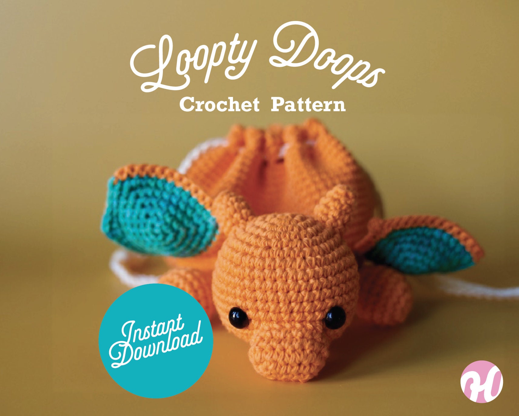 Crochet Pokemon Inspired Sizzle Lizard Amigurumi Pattern: Fun Evolution ...