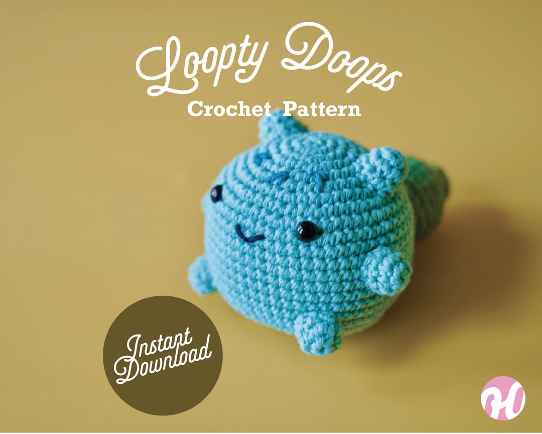 Mini Chonkosaur Amigurumi: Pokemon Inspired Chonky Onion Frog, PDF ...