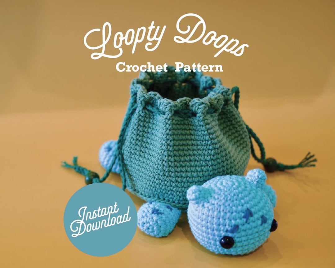 Crochet Pokemon Inspired Onion Frog Amigurumi Pattern: Fun Pouch PDF - Etsy