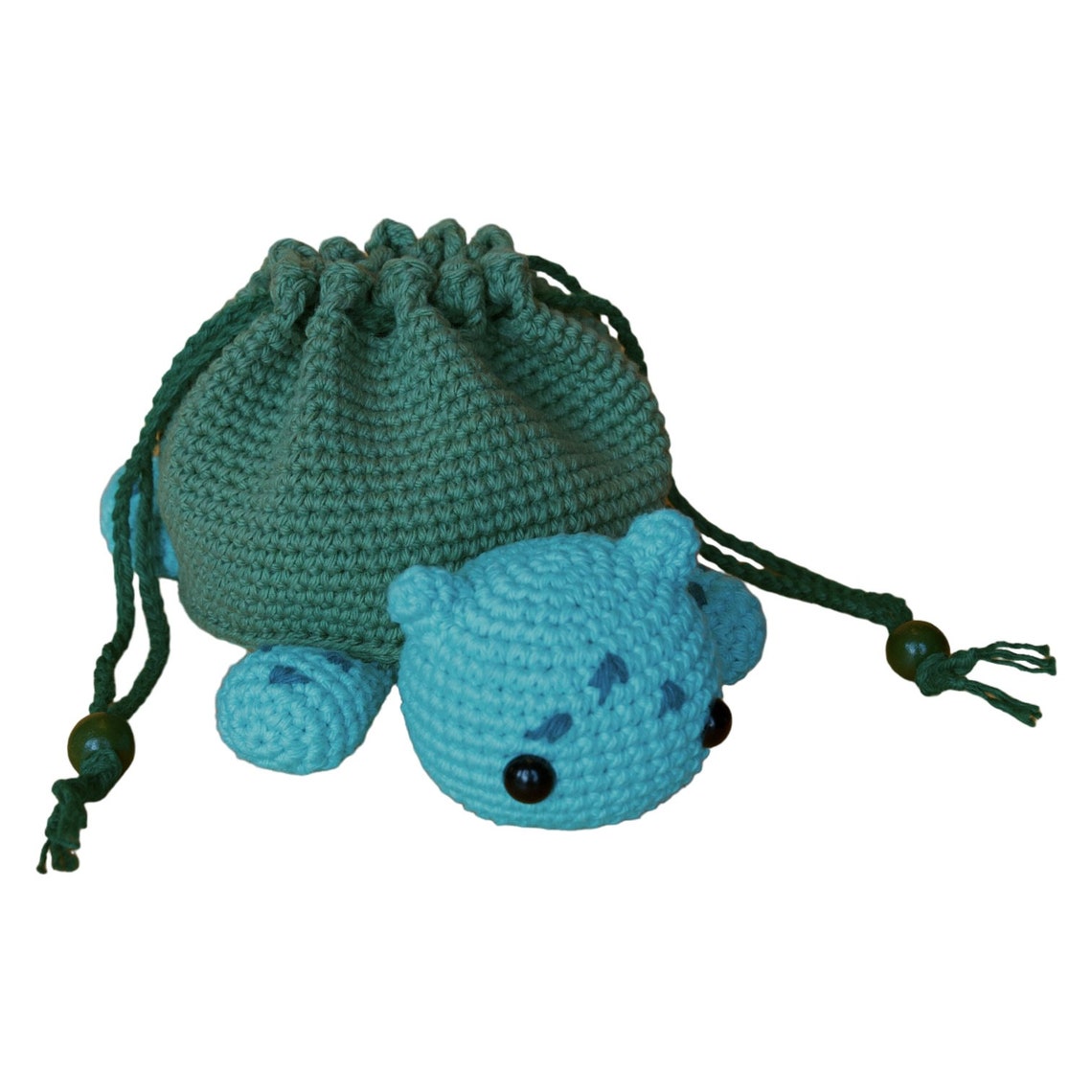 Crochet Pokemon Inspired Onion Frog Amigurumi Pattern: Fun Pouch PDF - Etsy