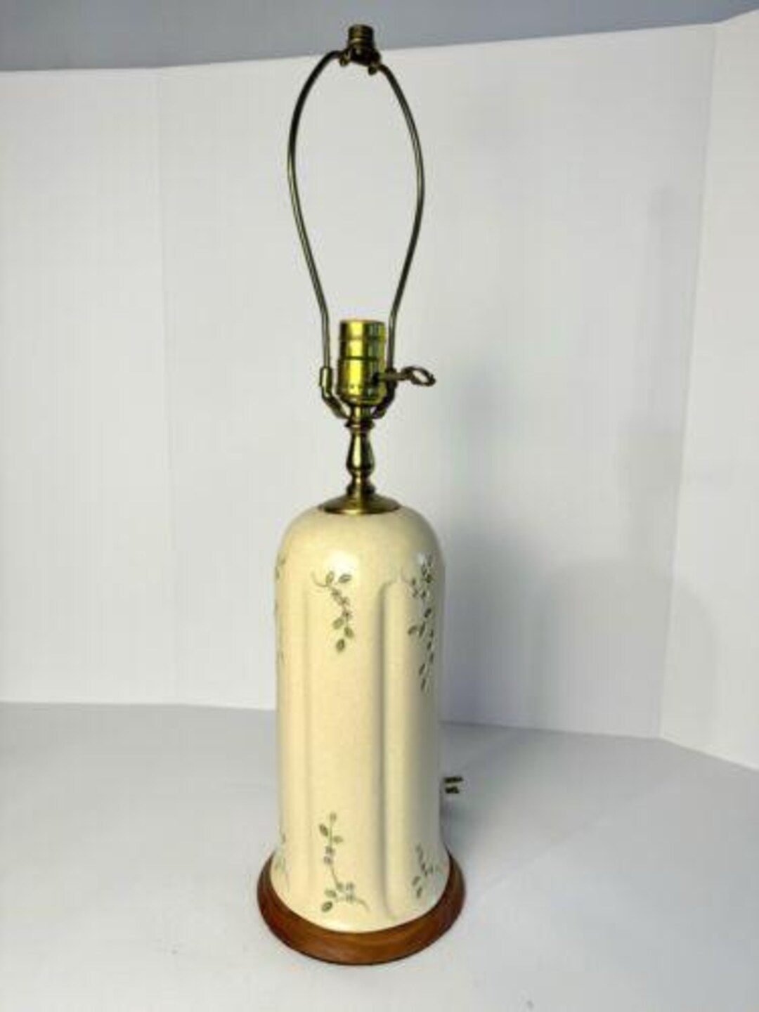 Floral Boho Dutch Pottery Bell Lamp Hand Made by MPM mick Morgan ...