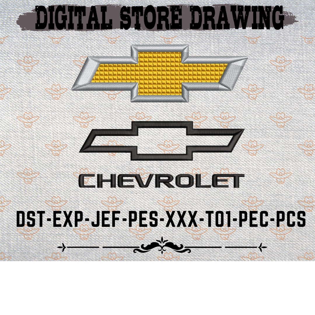 Chevrolet Embroidery, Embroidery Design, Instant Download - Etsy