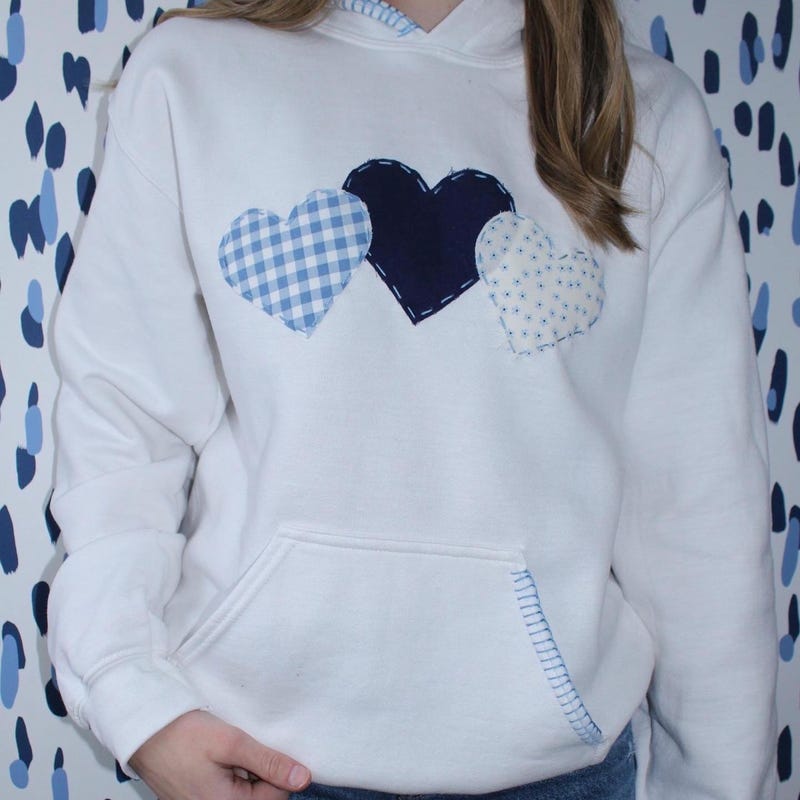 Patch Work Sweatshirt - Etsy