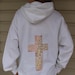 Pink Cross Patchwork Sweatshirt/hoodie - Etsy
