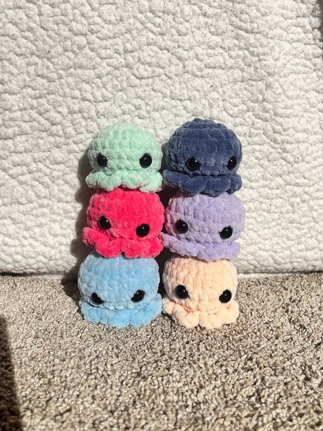 Mini Octopus Plushie- Crochet - Etsy