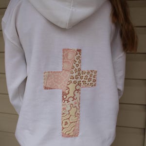 Pink Cross Patchwork Sweatshirt/hoodie - Etsy