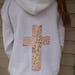 Pink Cross Patchwork Sweatshirt/hoodie - Etsy