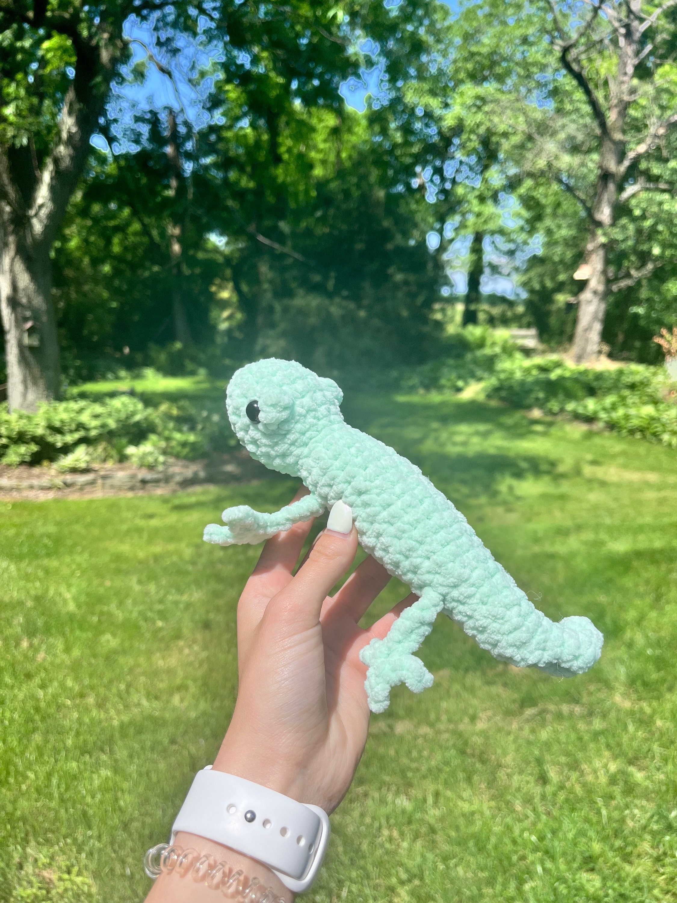 Lizard Plushie- Crochet - Etsy