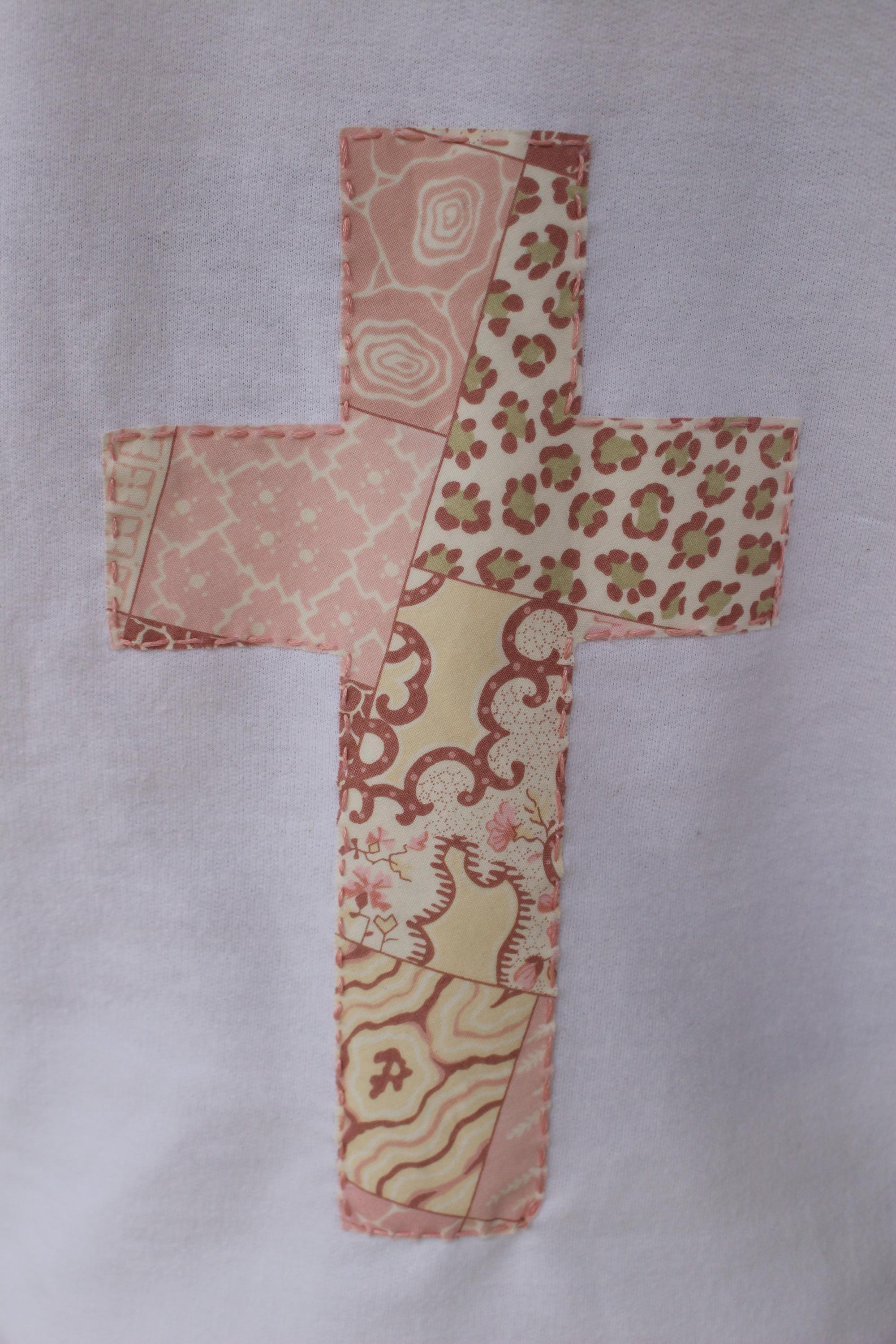 Pink Cross Patchwork Sweatshirt/hoodie - Etsy