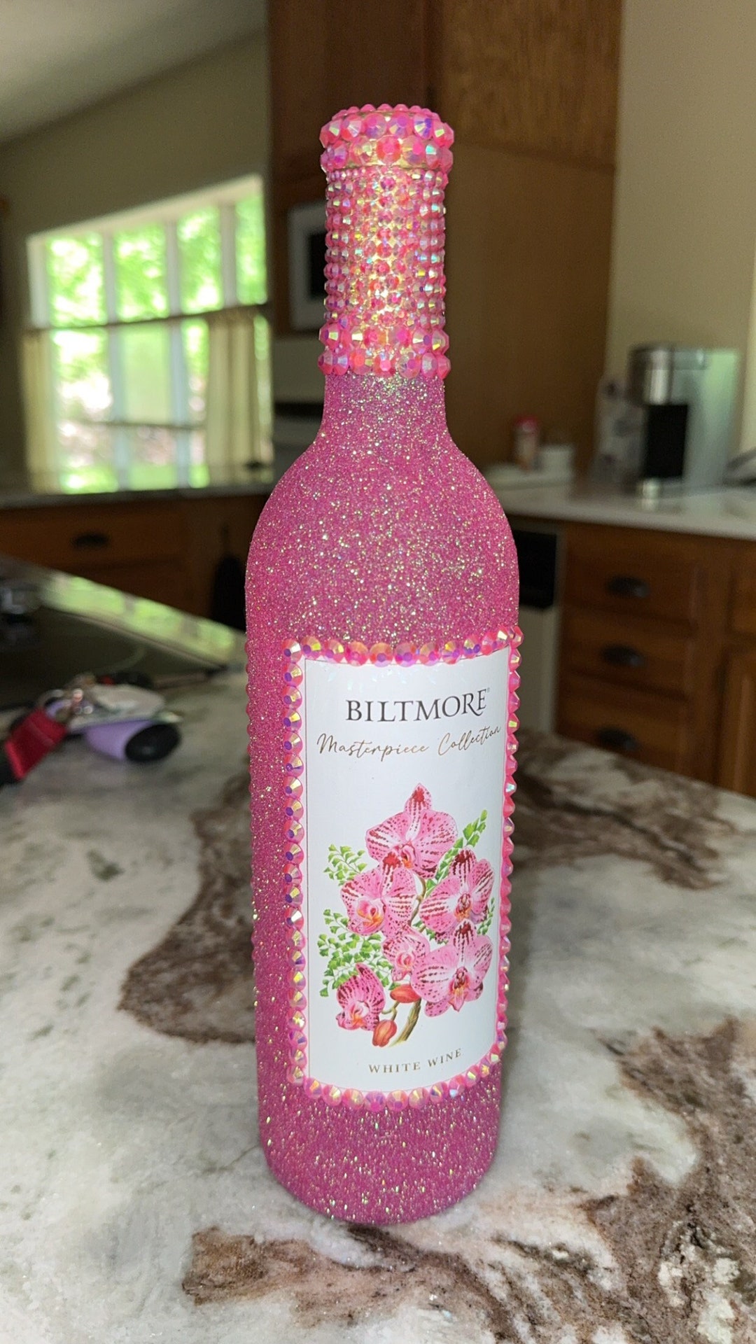 Decorated Wine Bottles - Etsy