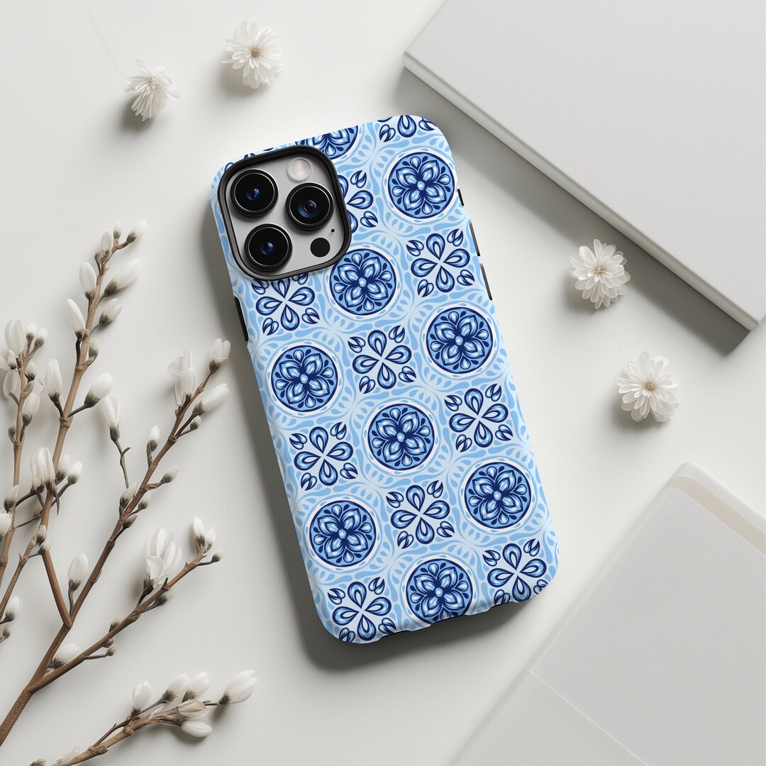 Floral iPhone Case, Tile Pattern iPhone Case, Pastel iPhone Cases ...