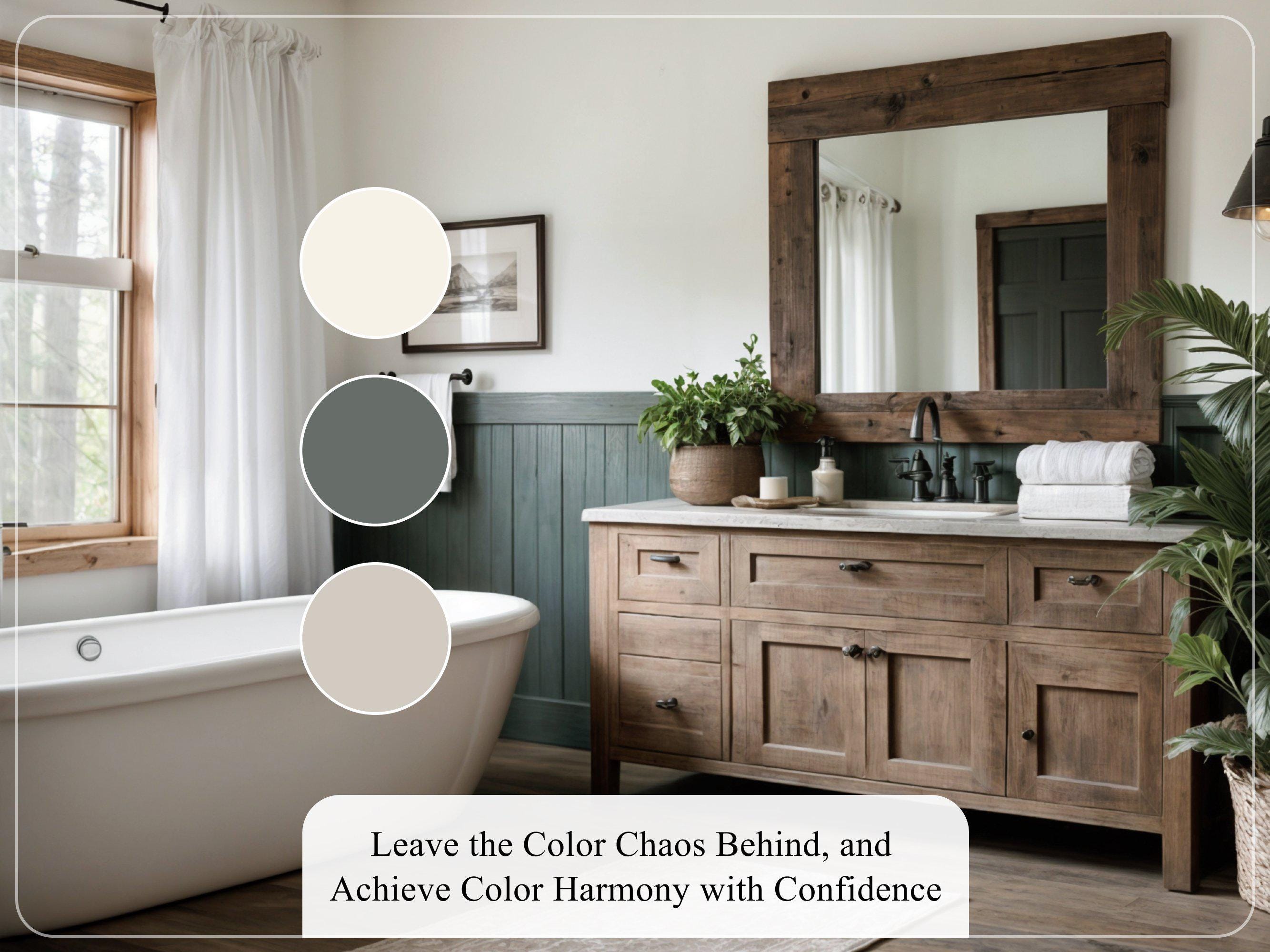 Lake House Home Paint Palette Sherwin Williams Whole House Color Scheme ...