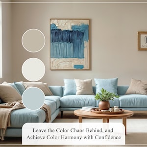 Calm Neutrals Benjamin Moore Home Paint Palette Whole House Wall Color ...