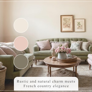 French Country Home Paint Palette Sherwin Williams Complementary Whole ...
