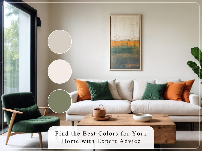 Mid-century Modern Home Paint Palette Sherwin Williams Complementary ...