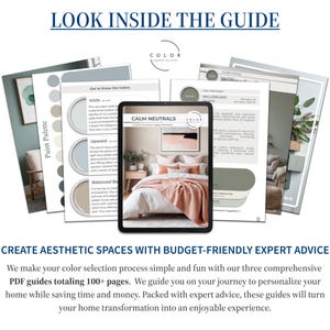 Calm Neutrals Benjamin Moore Home Paint Palette Whole House Wall Color ...