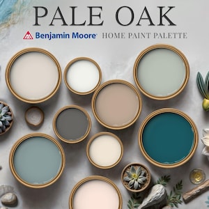 Pale Oak Benjamin Moore Home Paint Palette Complementary Whole House ...