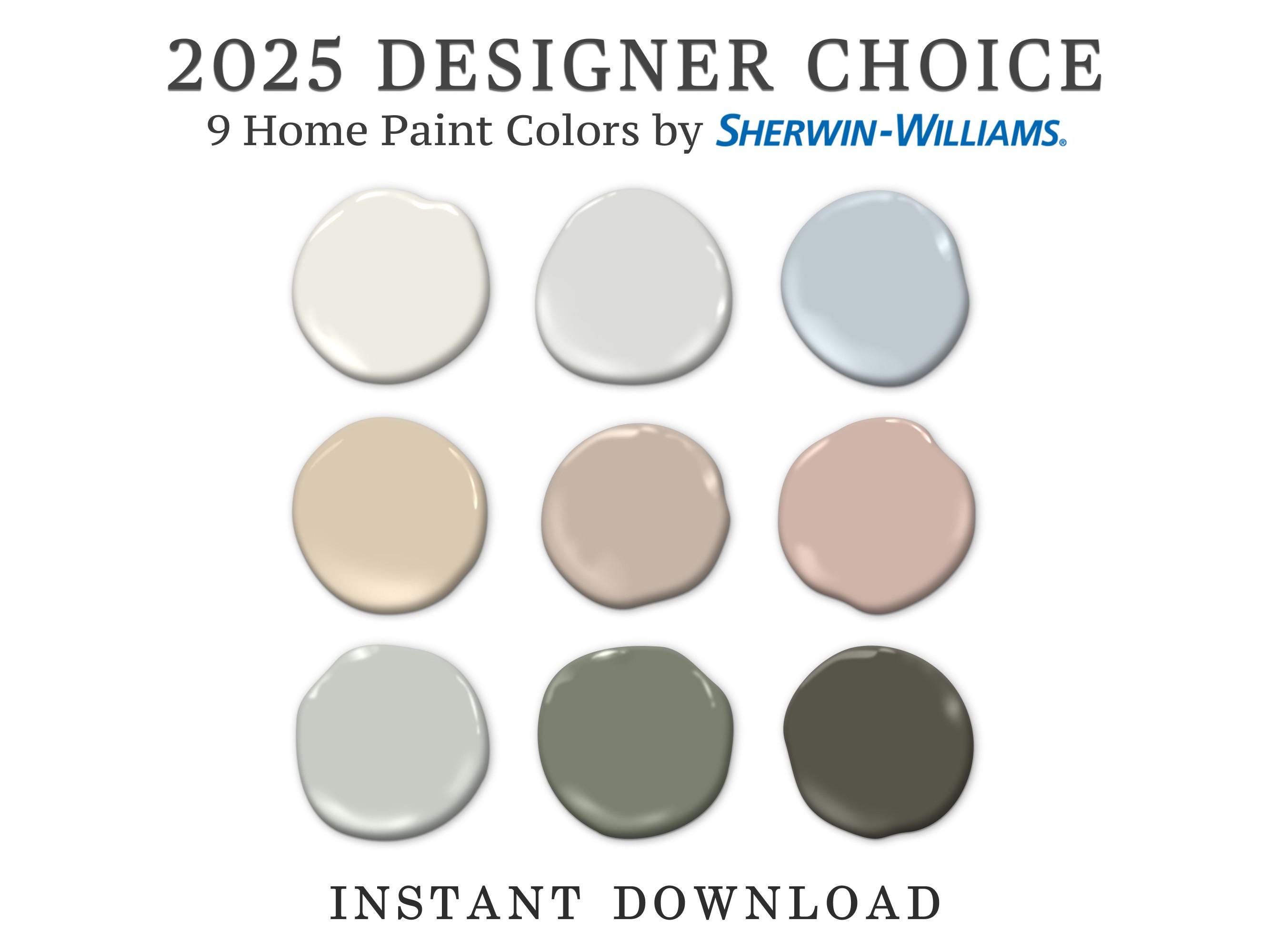 2025 Designer Choice Home Paint Palette Sherwin Williams Whole House ...