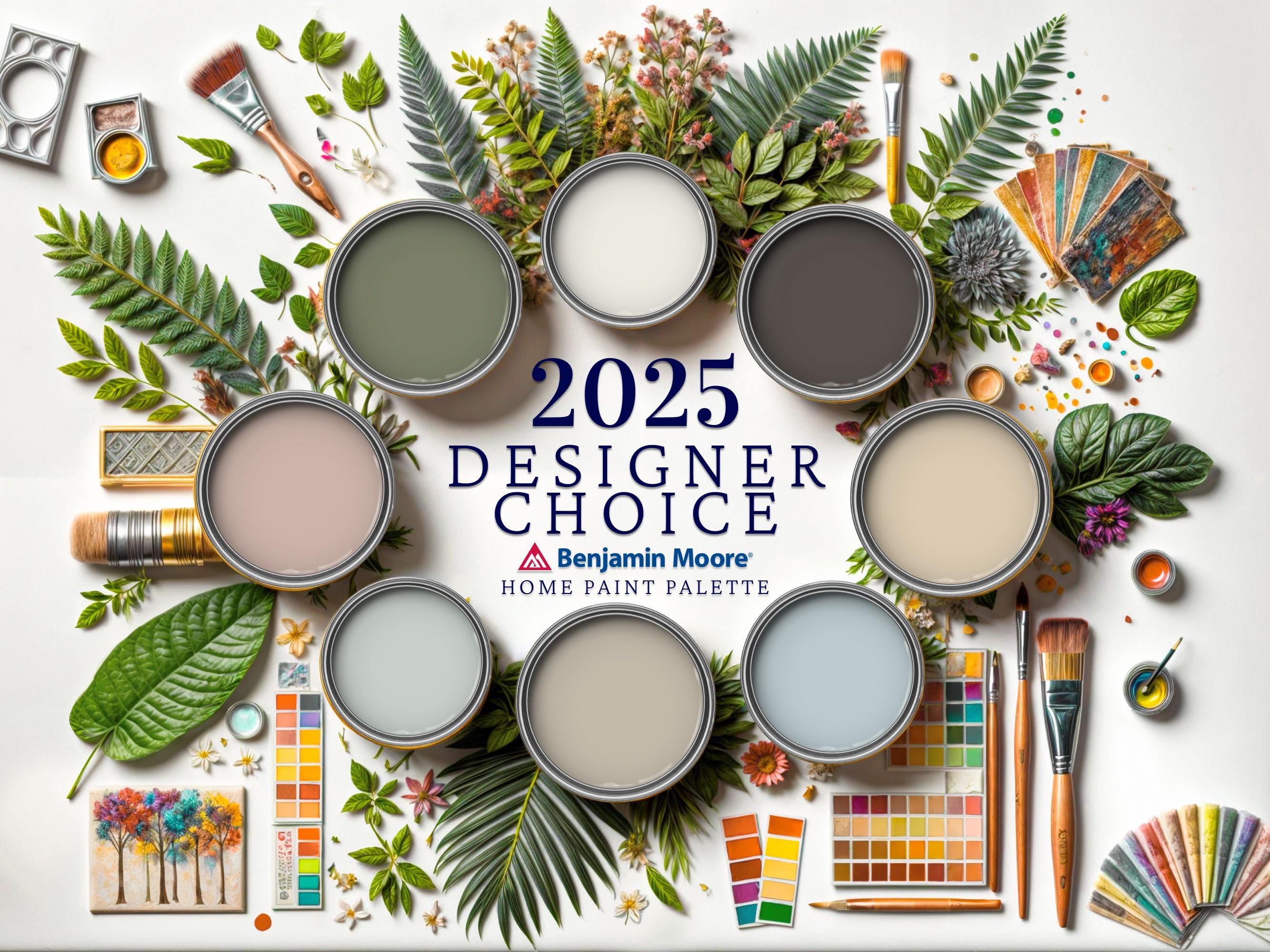 2025 Designer Choice Benjamin Moore Home Paint Palette Complementary ...