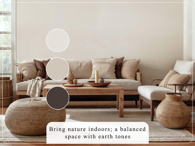 Earthy Organic Home Paint Palette Sherwin Williams Complementary Whole ...
