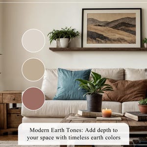 Modern Earth Tones Sherwin Williams Home Paint Palette Guide Whole ...