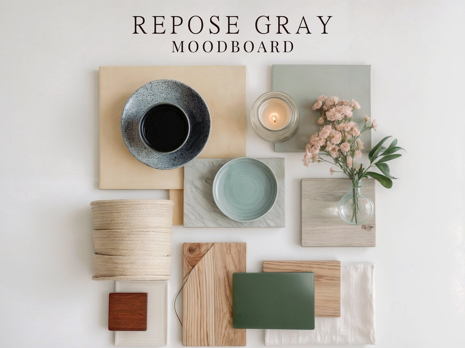 Repose Gray Sherwin Williams Home Paint Palette Whole House Color ...
