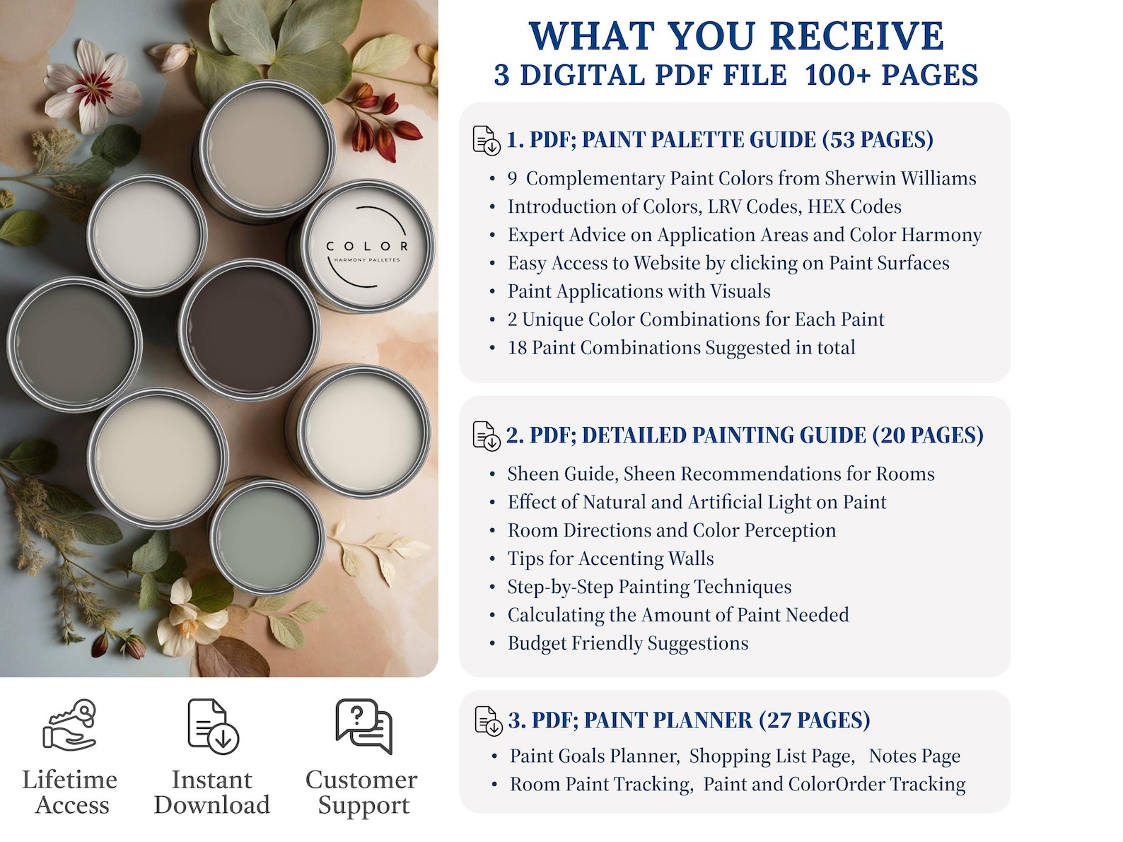 Earthy Organic Home Paint Palette Sherwin Williams Complementary Whole ...