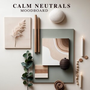 Calm Neutrals Home Paint Palette Sherwin Williams Whole House Wall Trim ...