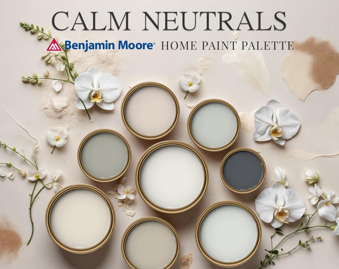 Benjamin Moore CALM Color Palettes, Calm Paint Palette, BM Calm ...