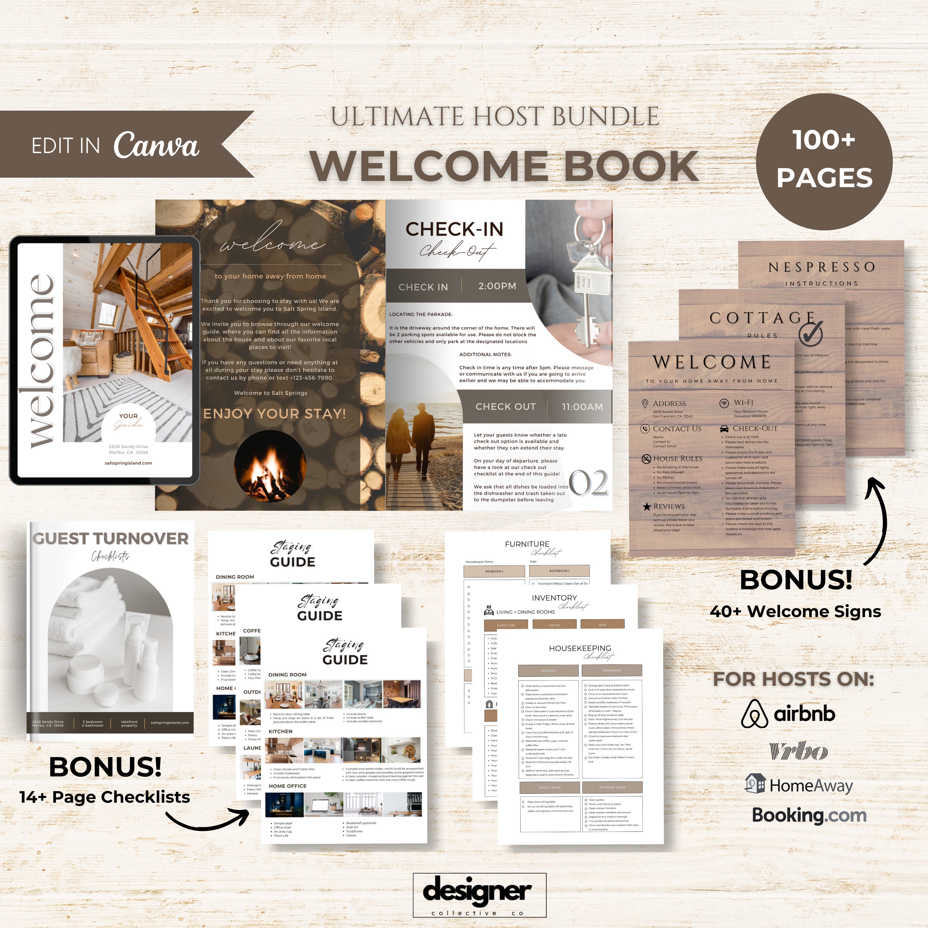 Guidebook Template Sjabloon Creative Landscape Mind Map Template