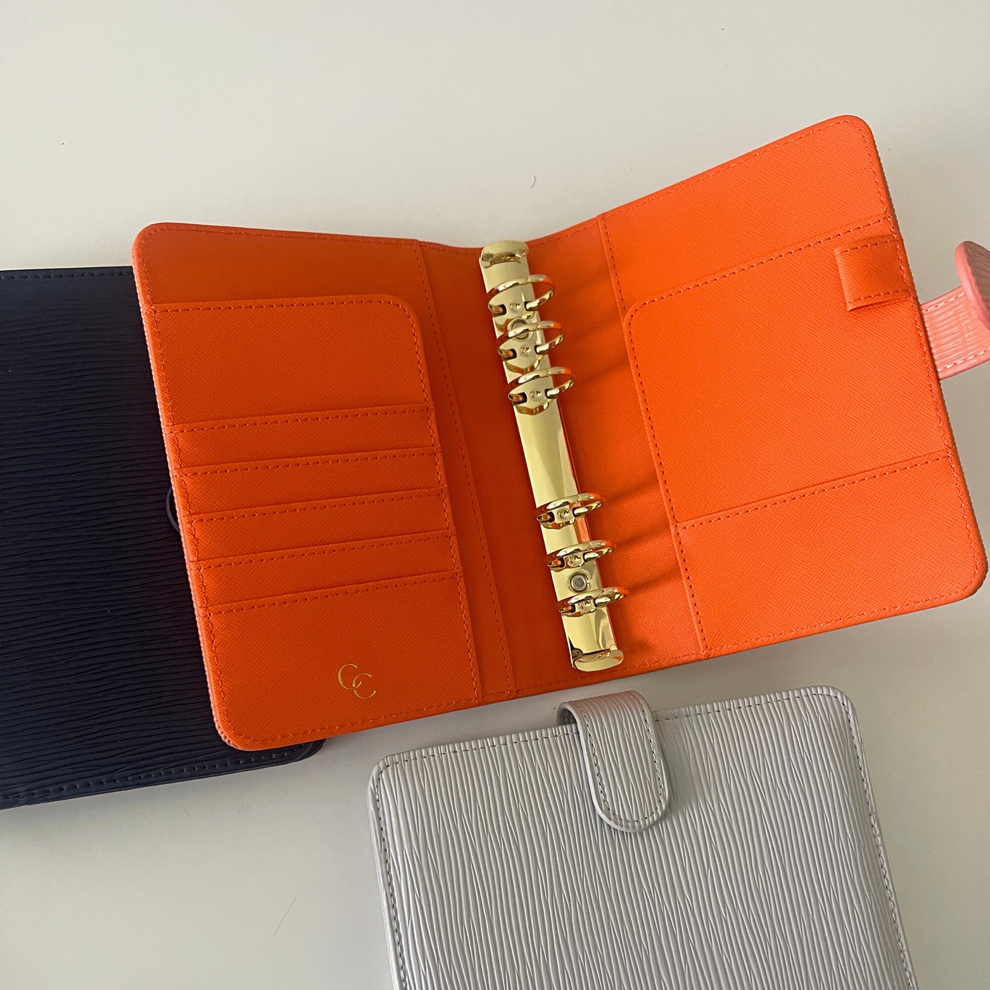 A6 Cash Stuffing Binder Budget Binder Saffiano Leather Cash Stuffing ...