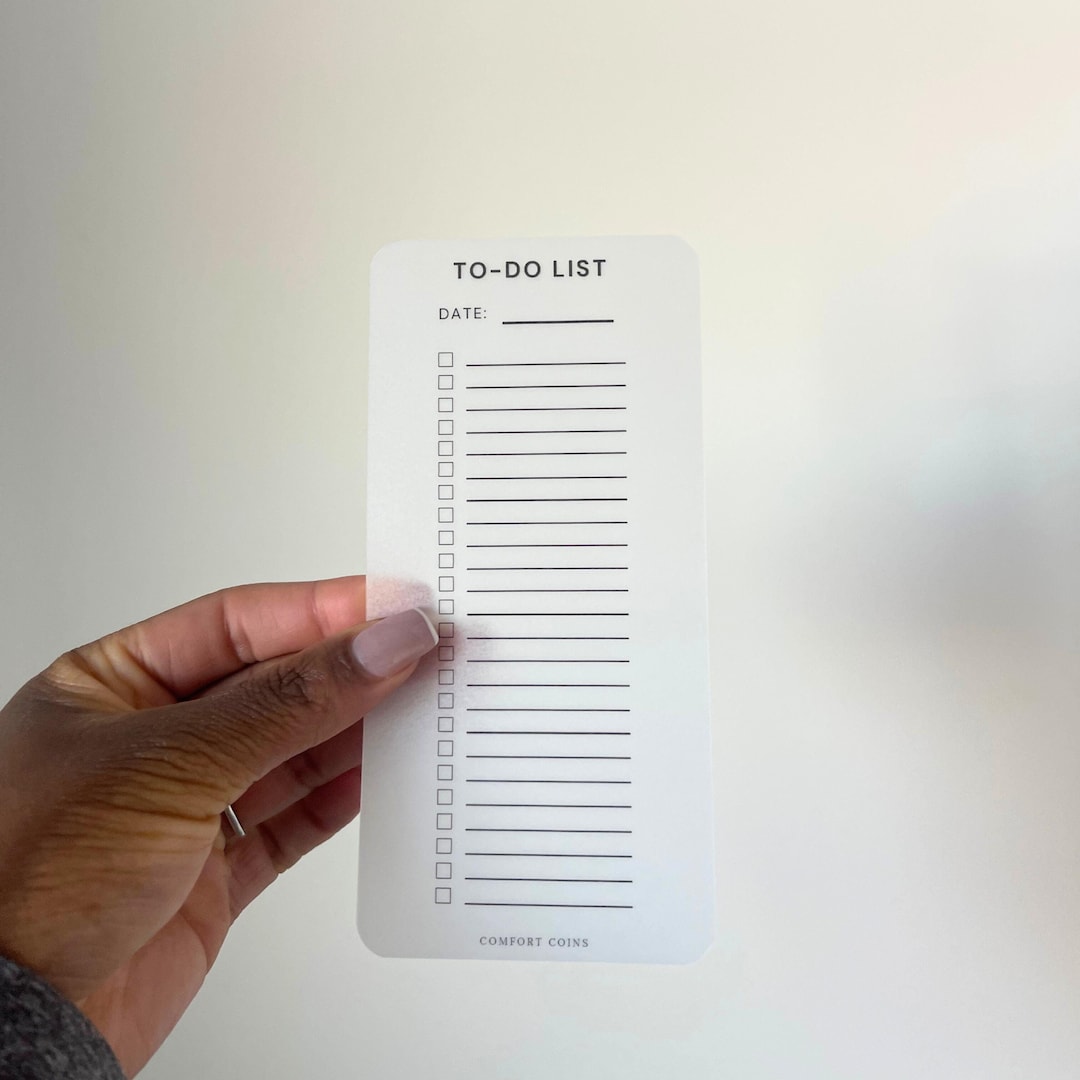 NEW To-do List Insert - Etsy