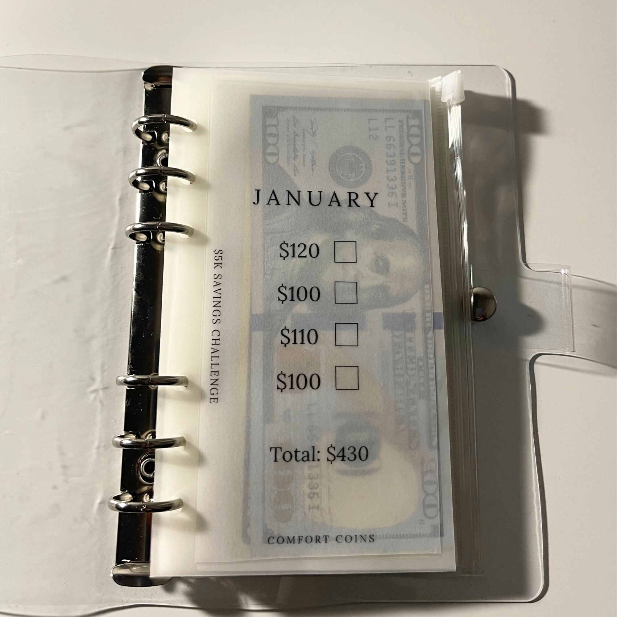 A6 1K, 2K, 3K, 4K, 5K, 6K, 10K 12 Months Savings Challenge Envelopes - Etsy