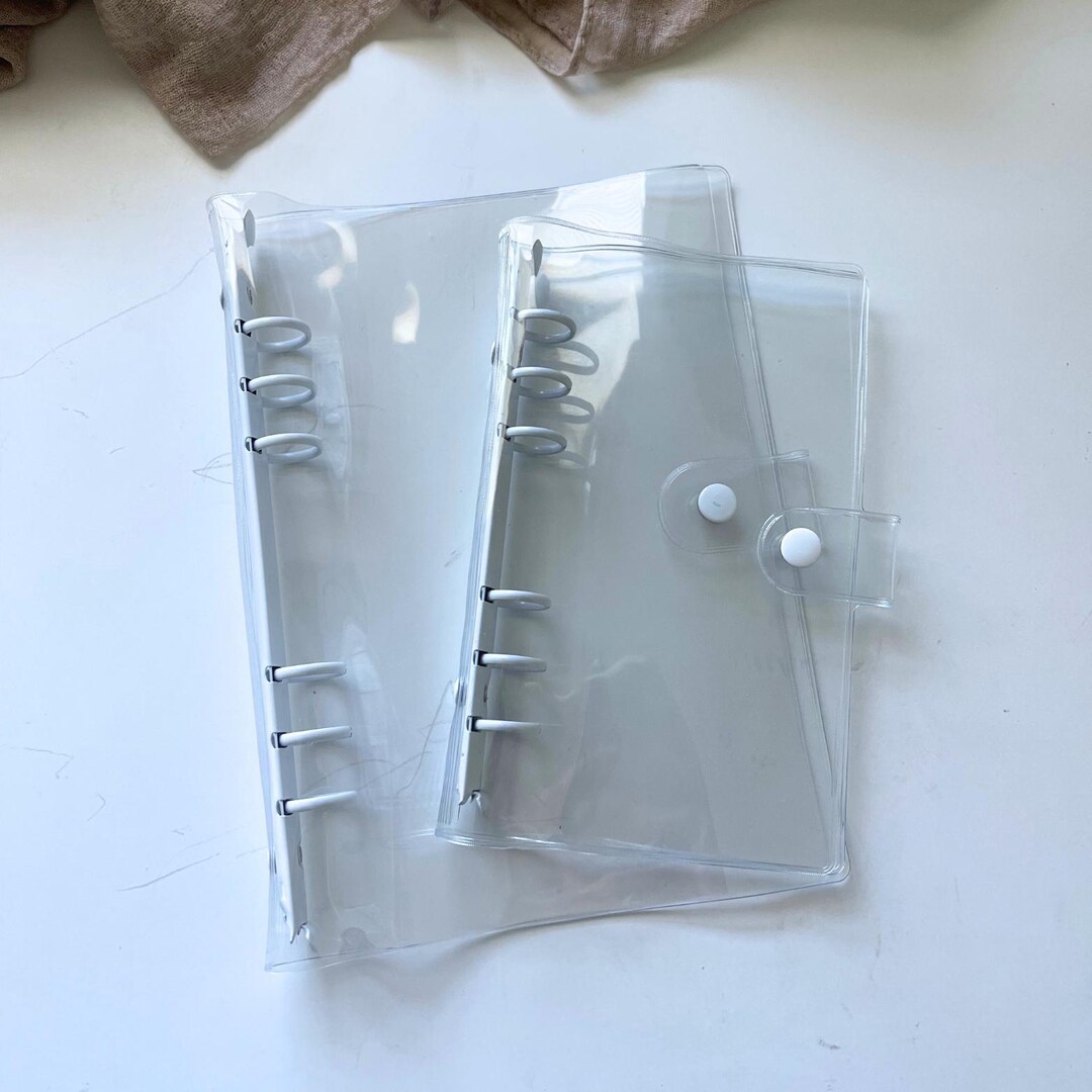 A5/A6 Vinyl White Rings Budget Binder | Cash Stuffing Binder - Etsy