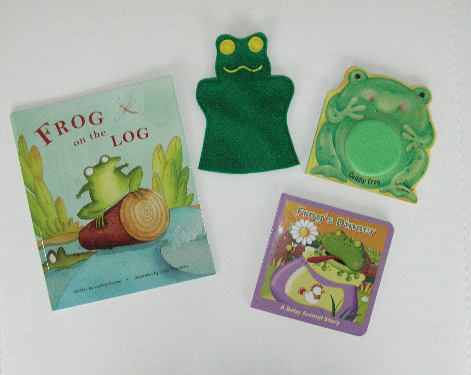 Frog Puppet and Board Book Set / Felt Frog Hand Puppet / Party - Etsy UK
