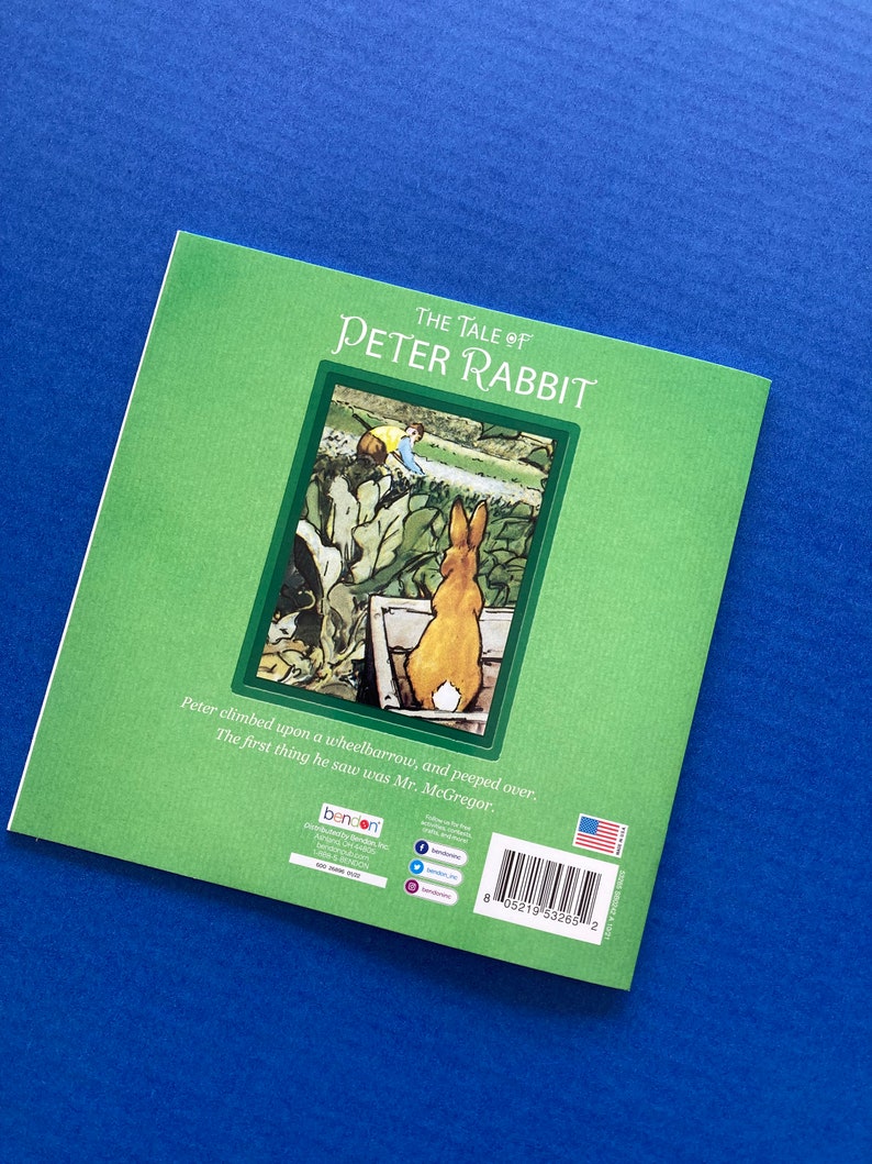Peter Rabbit Storybook With Felt Hand Puppet / Rabbit Puppet - Etsy