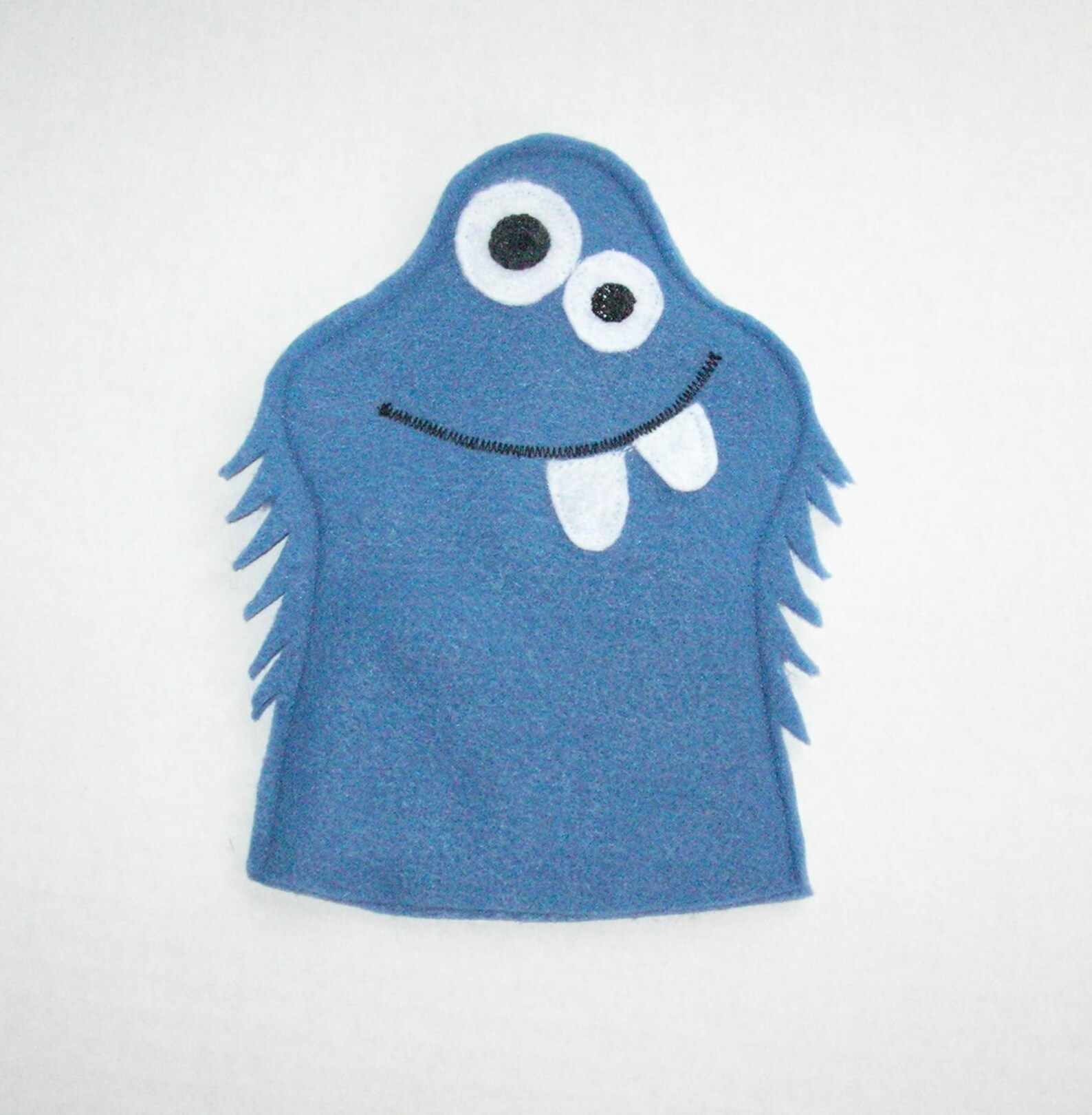 Blue Monster Puppet and Book Set / Felt Monster Hand Puppet / - Etsy