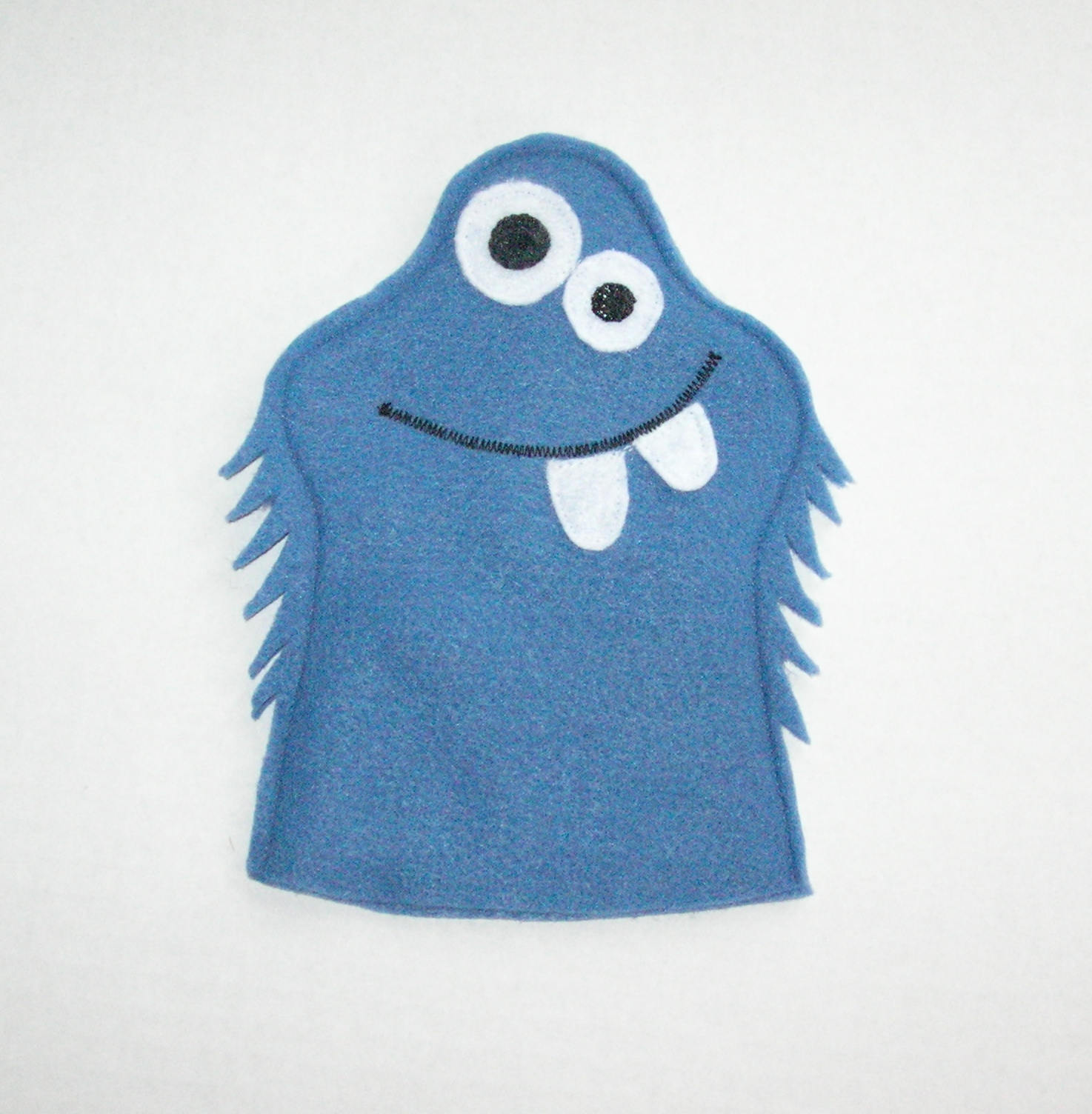 Blue Monster Puppet and Book Set / Felt Monster Hand Puppet / - Etsy