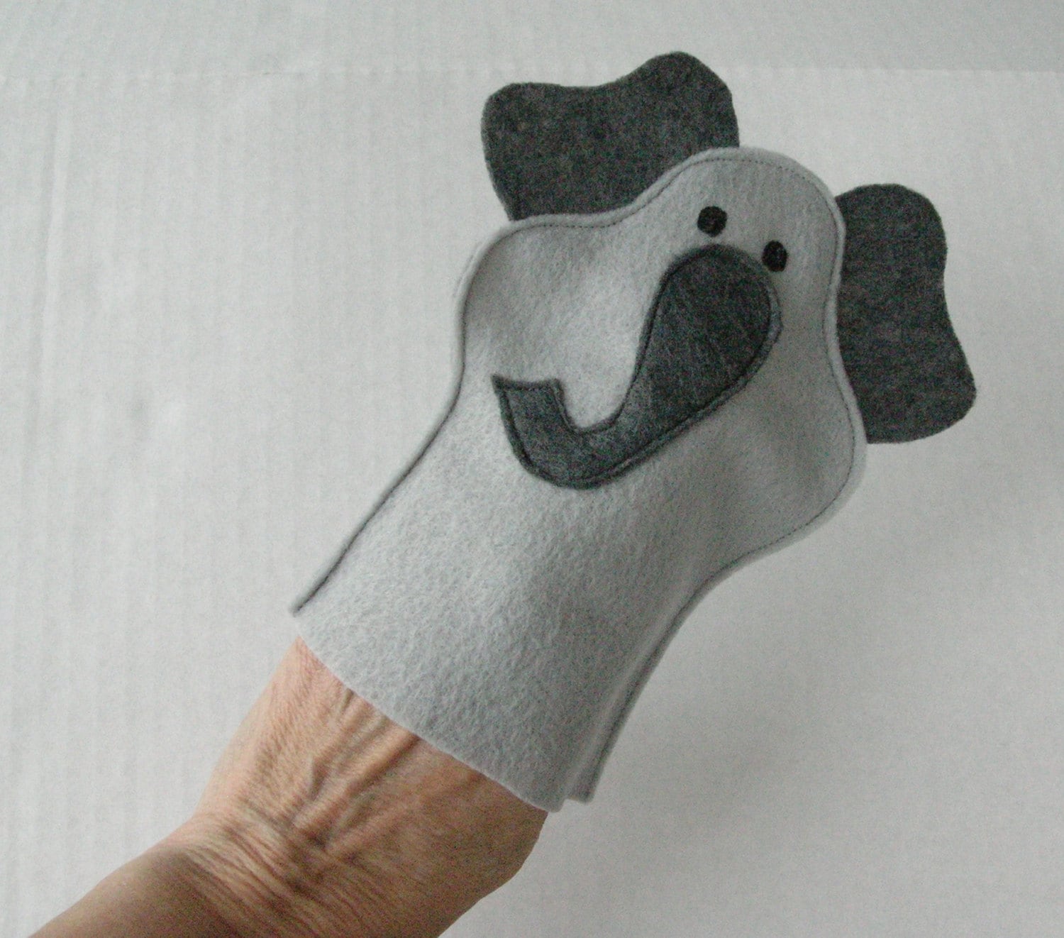 Elephant Puppet / Felt Hand Puppet / Party Favor - Etsy