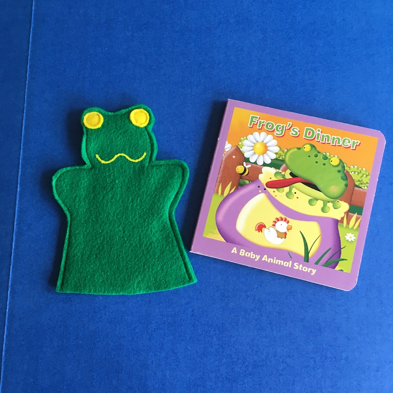 Frog Hand Puppet - Etsy