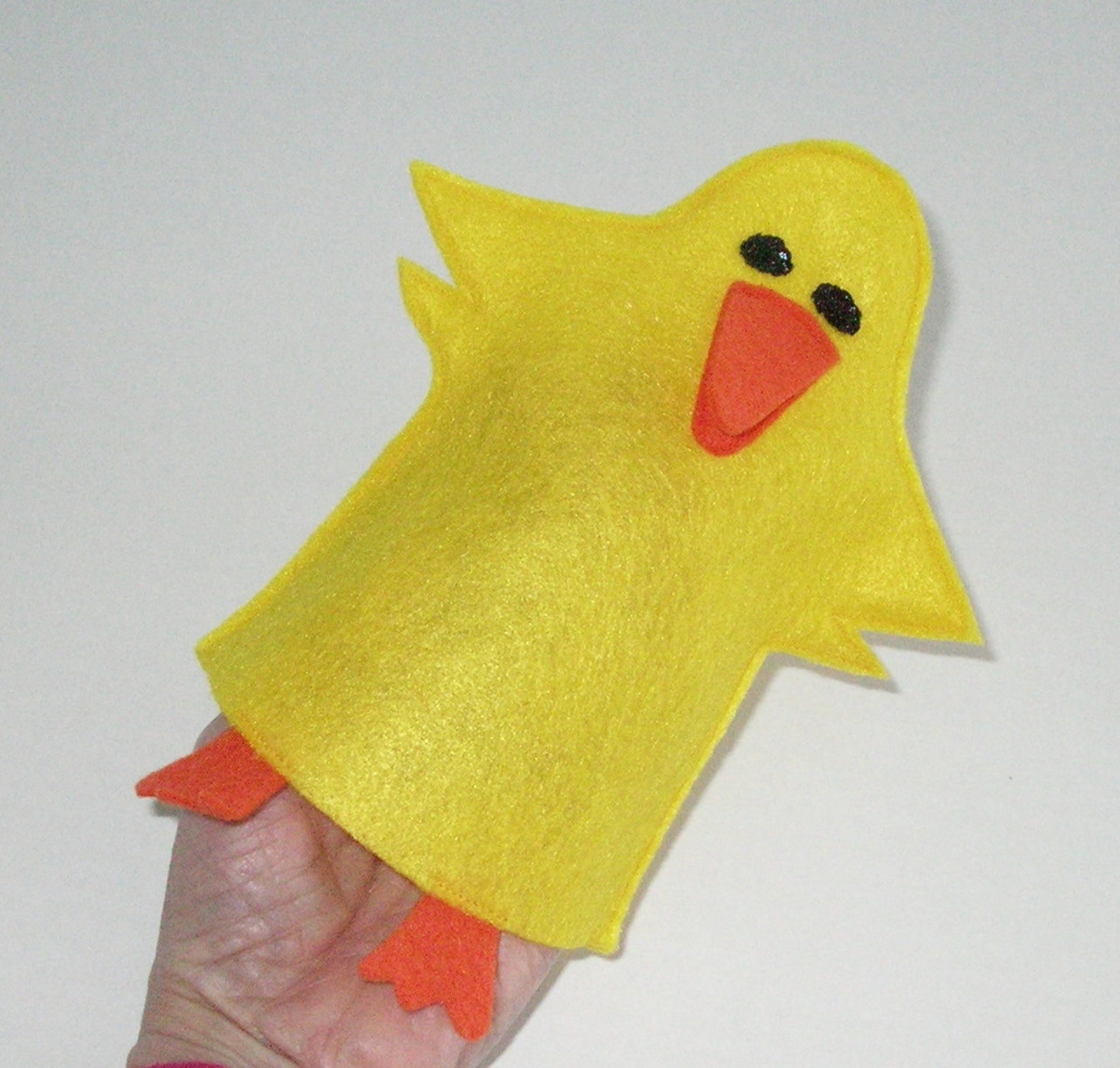 Duck Felt Hand Puppet / Duckling Puppet / Birthday Party Favors - Etsy