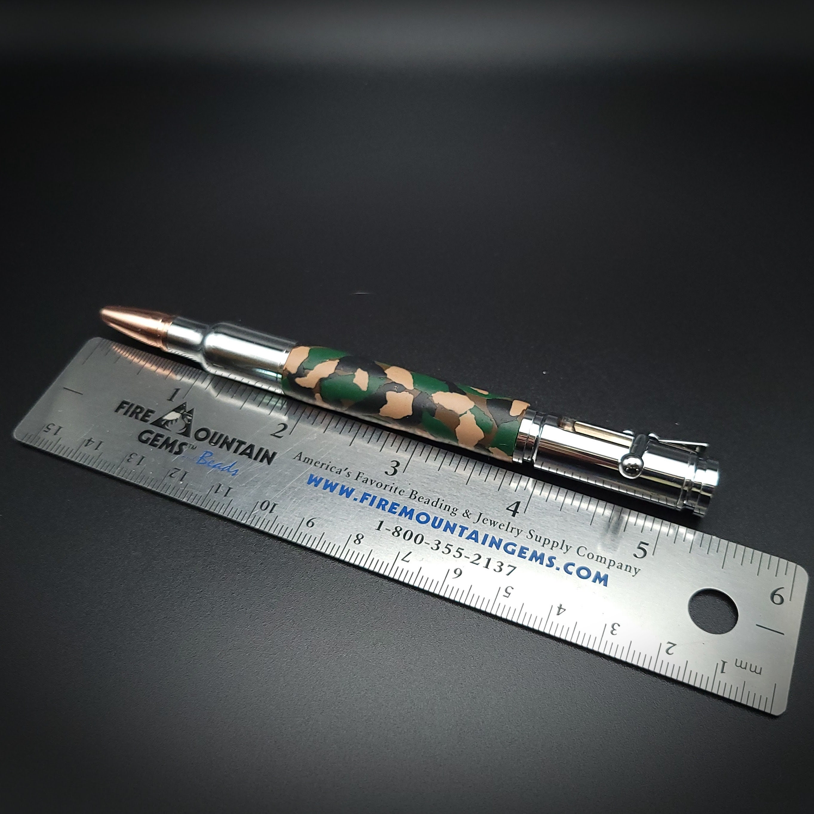 30 Cal Bolt Action Polymer Clay Pen in Woodland Camo - Etsy
