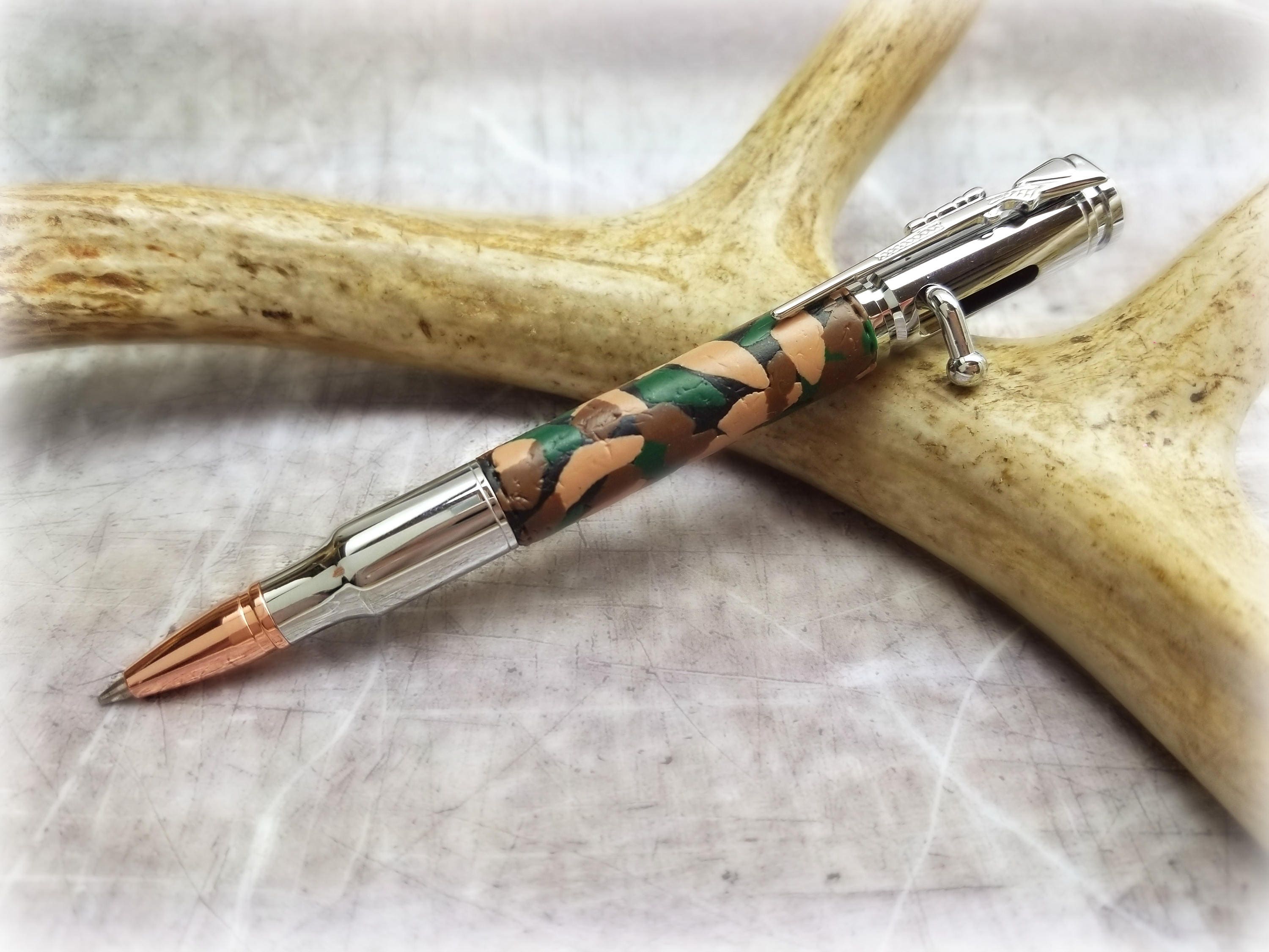 30 Cal Bolt Action Polymer Clay Pen in Woodland Camo - Etsy